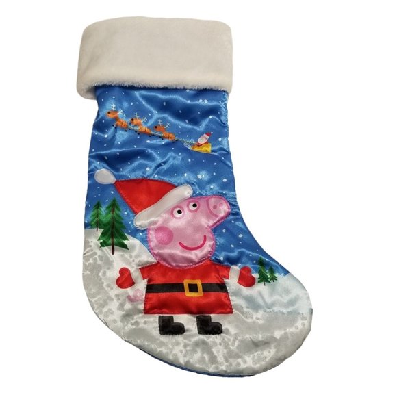Kurt Adler | Holiday | Peppa Pig Christmas Stocking Cartoon Character ...